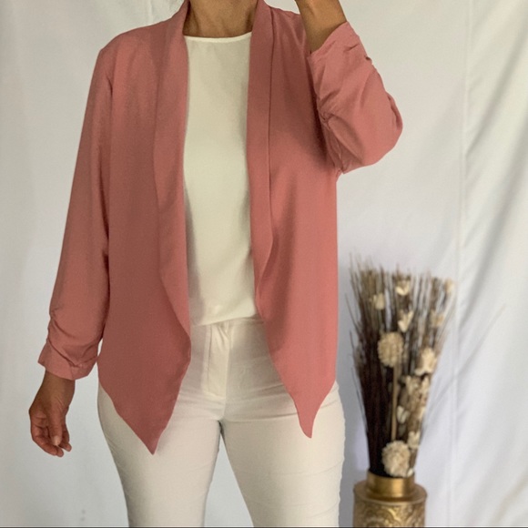 Fashion by Vee | Jackets & Coats | Plus Size Pink Blazer | Poshmark